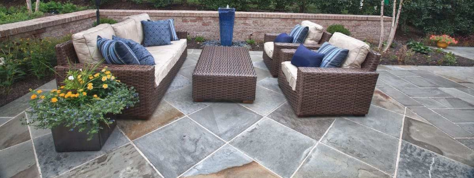 Raised Paver Patio Ideas Aerial